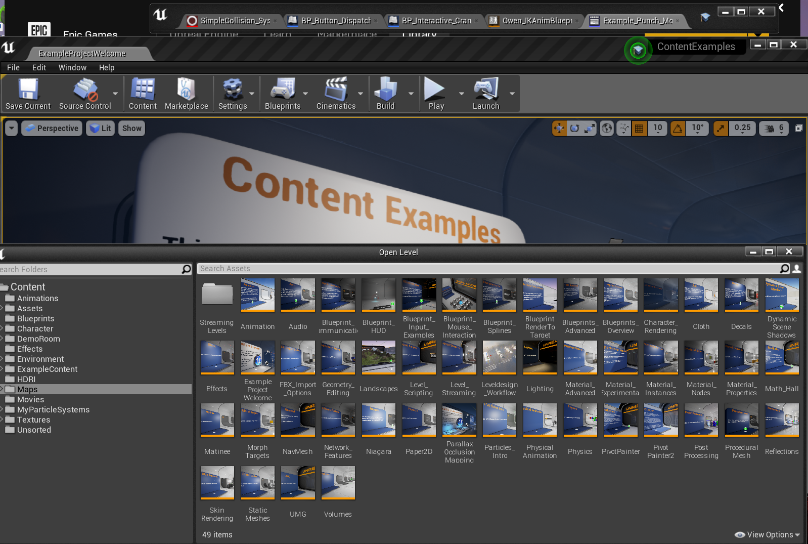 Example Content – Unreal Engine Pathways